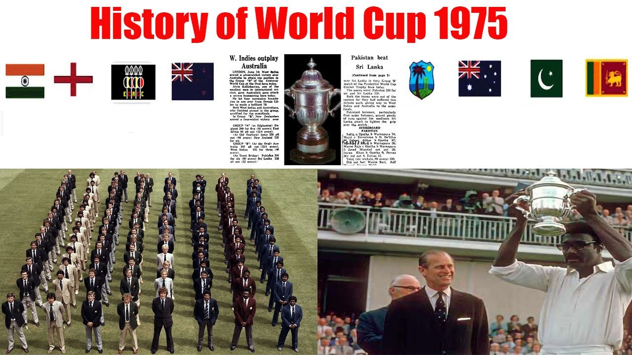 History of world cup 1975 | World cup 1975 Final | icc cricket odi ...