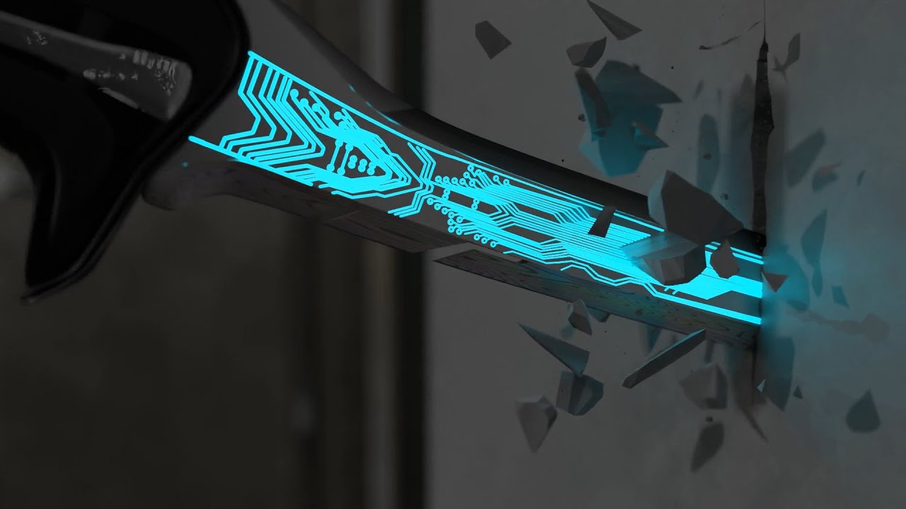 Alita's Damascus Blade - YouTube