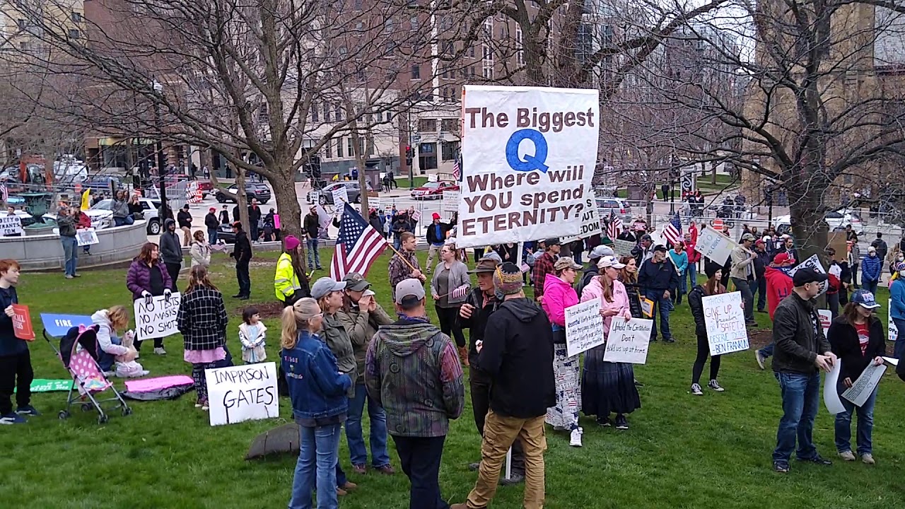 Re-open open Wisconsin rally - YouTube