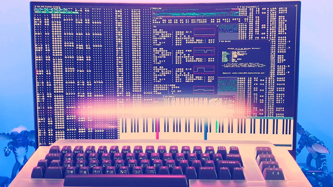 CODE VERONICA - 8bit SID Chiptune version on Commodore 64 played by ...