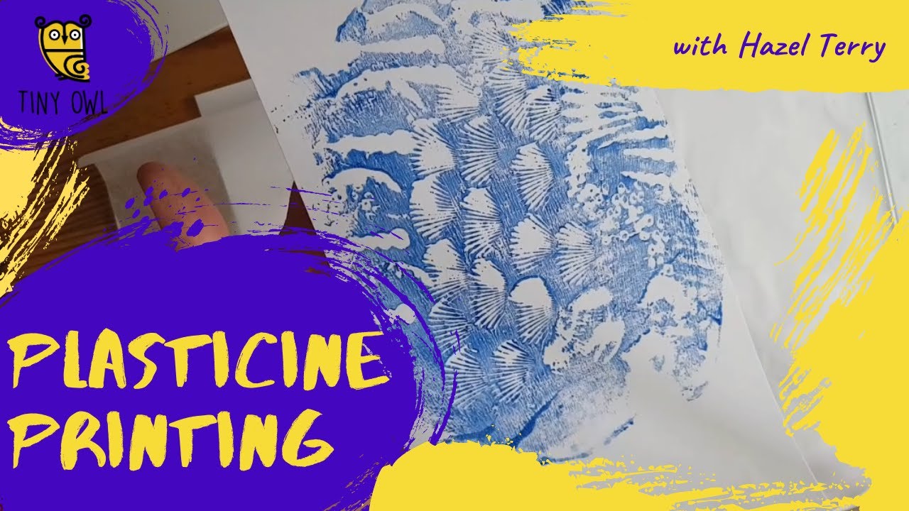 38. Plasticine printing with Hazel Terry! - YouTube