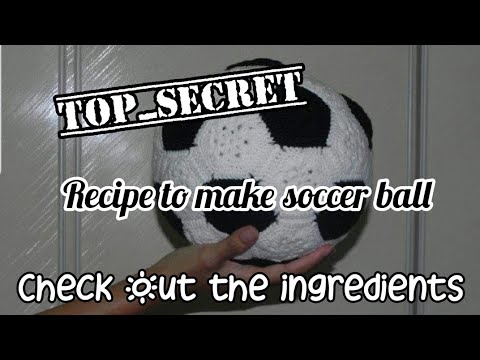 Recipe to make Soccer Ball - YouTube