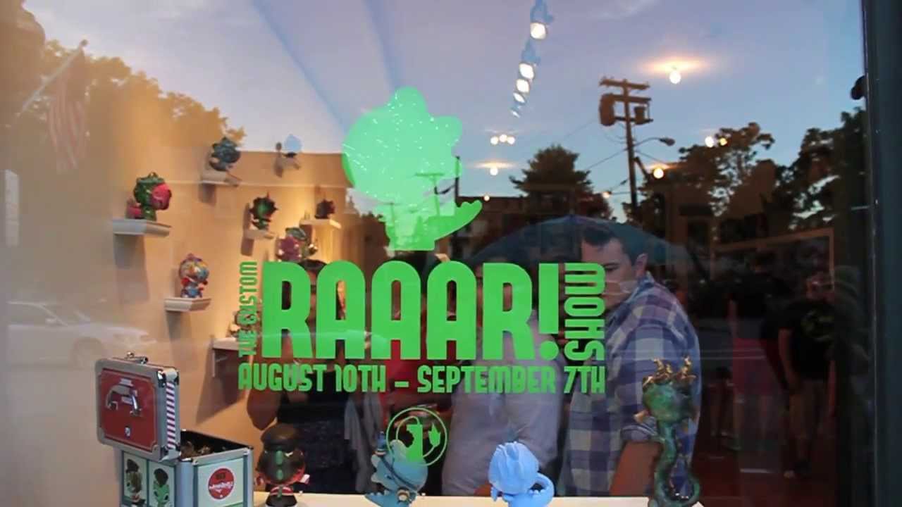 Recap: Clutter Gallery Custom RAAAR! Show - YouTube