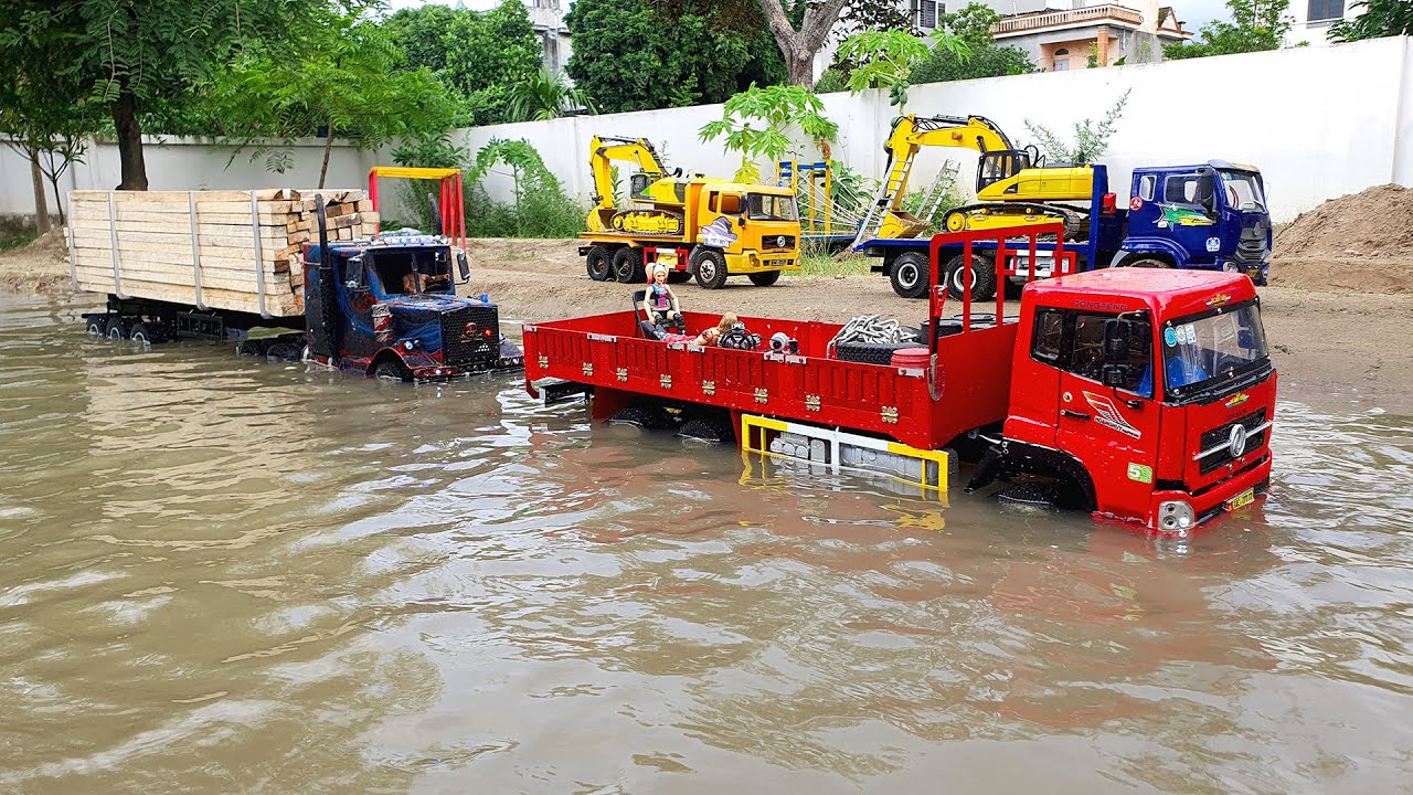 Máy Xúc Khổng Lồ Sức Mạnh Siêu Khủng, Xe Cẩu Siêu Tải Trọng, Xe Tải Chở ...