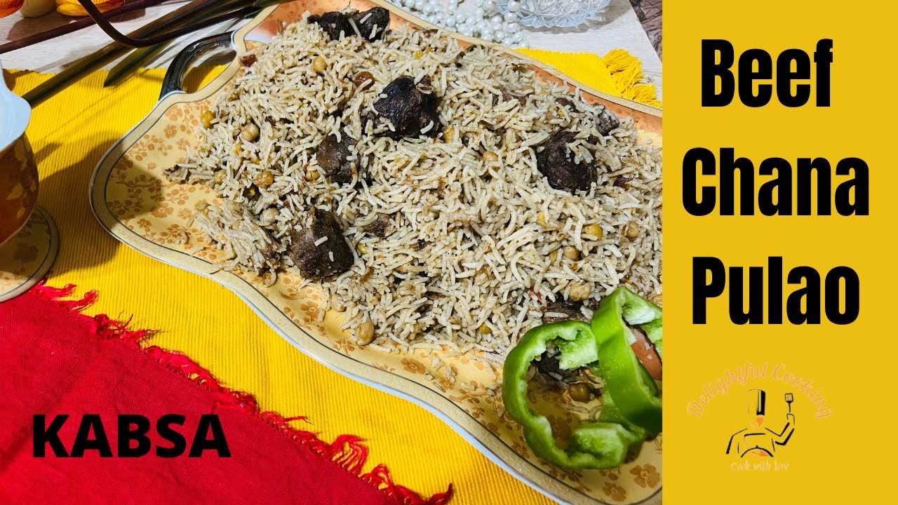 Beef Chana pulao Recipe | Degi chana Pulao | Camel meat Pulao - YouTube