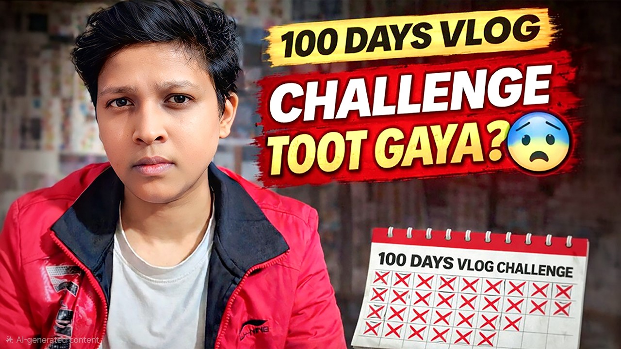 100 Days Vlog Challenge Toot Gaya? 😰 | Almost Fail…? - YouTube