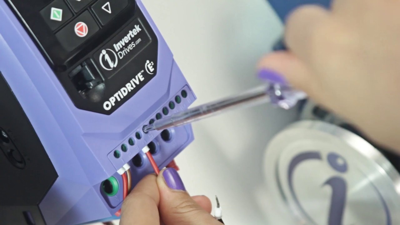 Optidrive E3 – Cablaggio & Parametrizzazione - YouTube