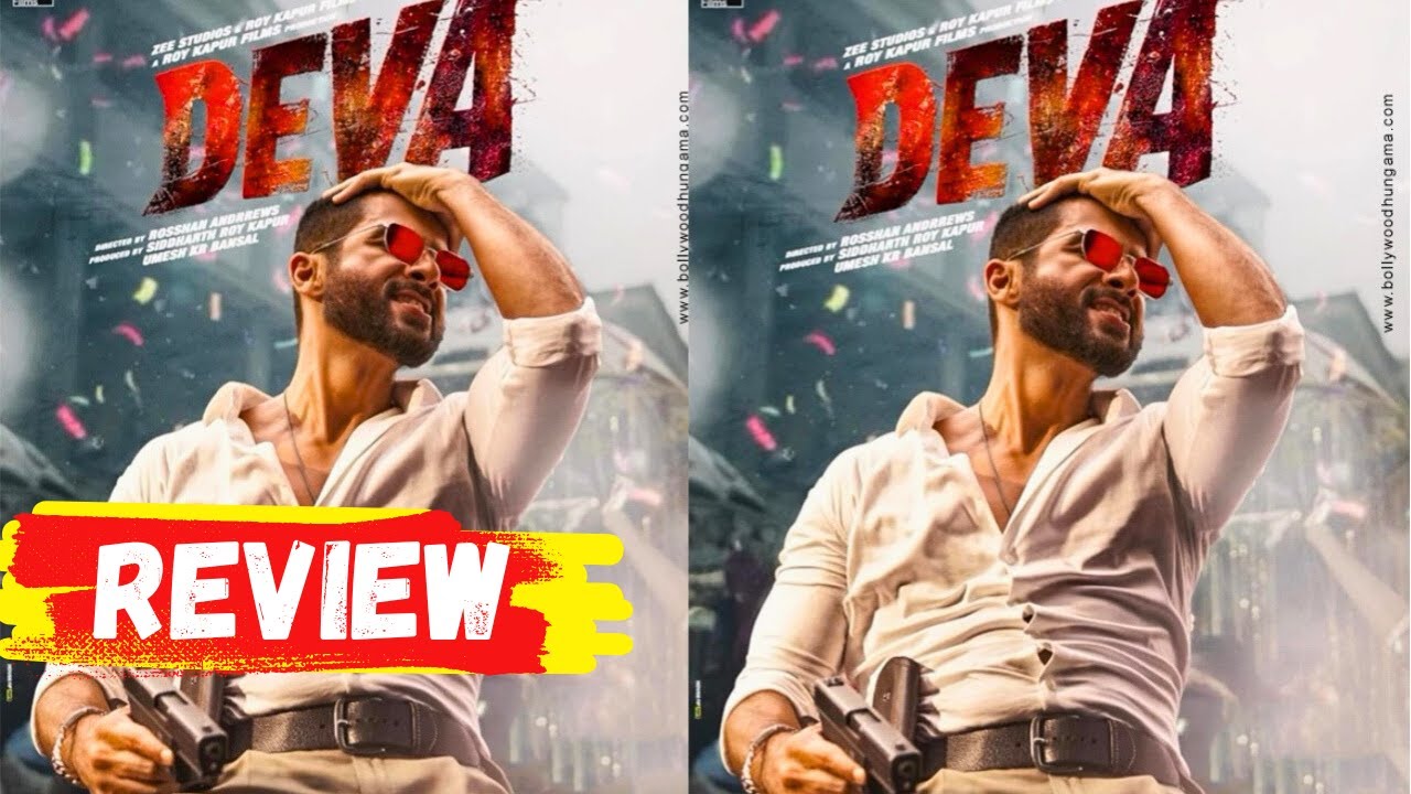 Deva Movie Review | Shahid Kapoor Pooja Hegde Roshan Andrews | Film ...