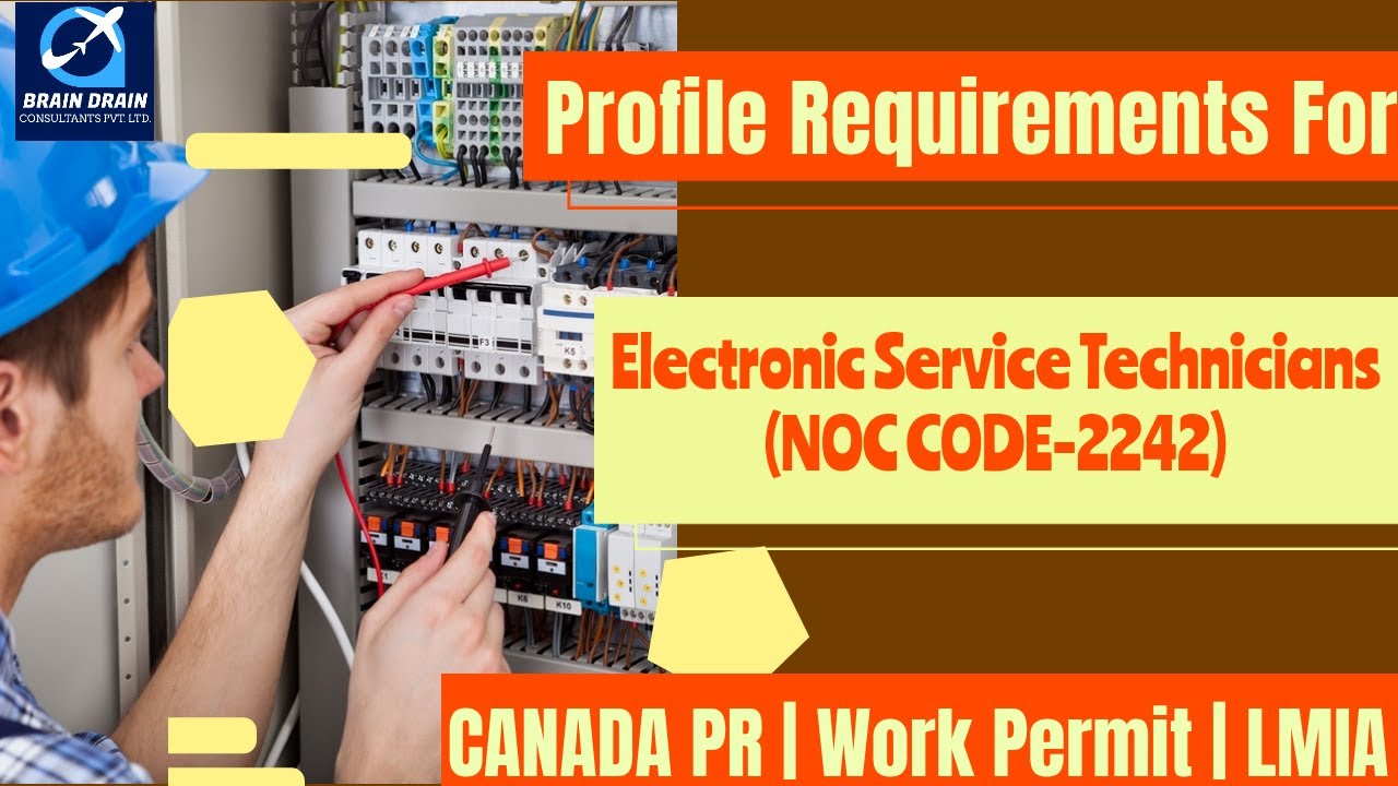 Electronic Service Technicians Profile Description For Canada Work Electronic Service Technicians Profile Description For Canada Work