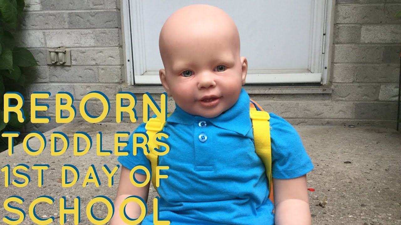 Reborn Toddlers First Day of School - YouTube
