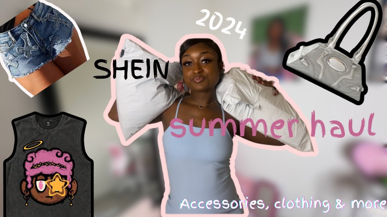 NEW Shein Summer Collection Haul & Try On | UNBOX My Package With Me ...