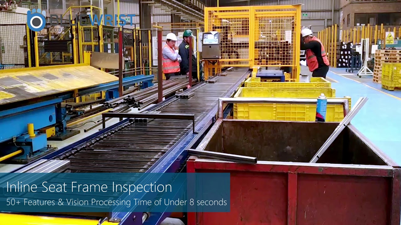 Bluewrist Flexible Measurement System - Seat Rail Inspection - YouTube