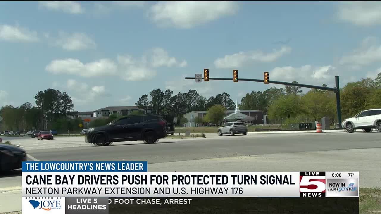 VIDEO: Cane Bay drivers push for protected left turn signal at US 176 intersection - YouTube