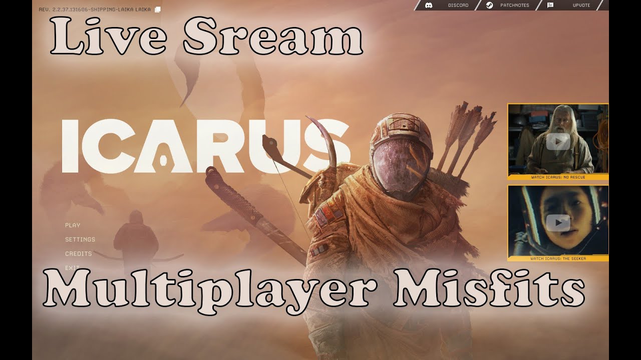 🌍 New Beginnings on Icarus Part 2- Multiplayer with The Misfits! 🎮 - YouTube