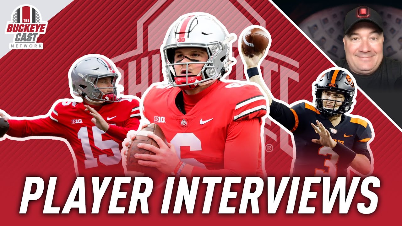 Ohio State Football: Interviews with Quarterbacks Kyle McCord, Devin Brown, and Tristan Gebbia ...