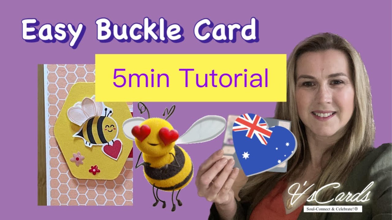Funfold Buckle Card Tutorial in 5mins - YouTube