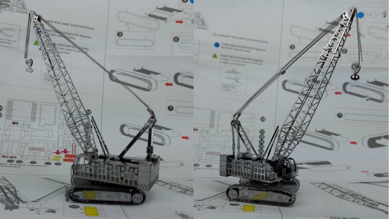 Metal Earth Build - Crawler Crane - YouTube