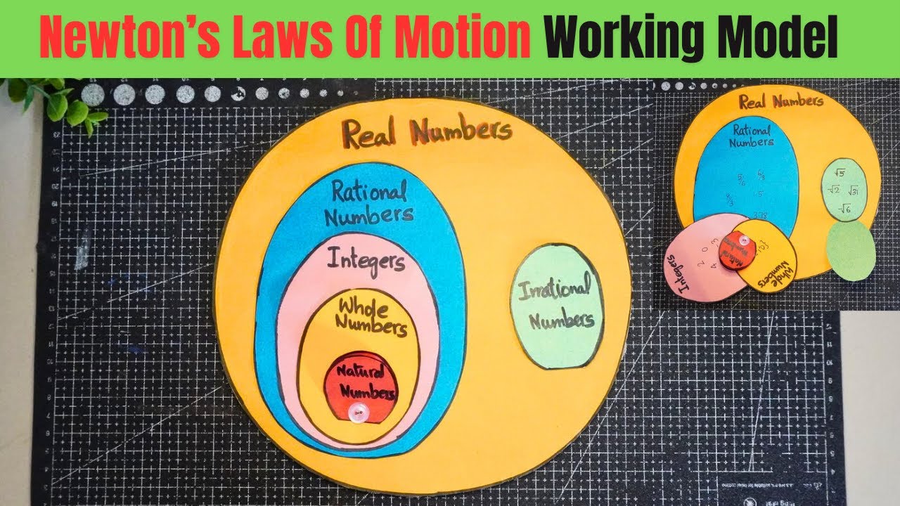 Real Numbers Working Model | Maths Working Model on Numbers | Maths ...