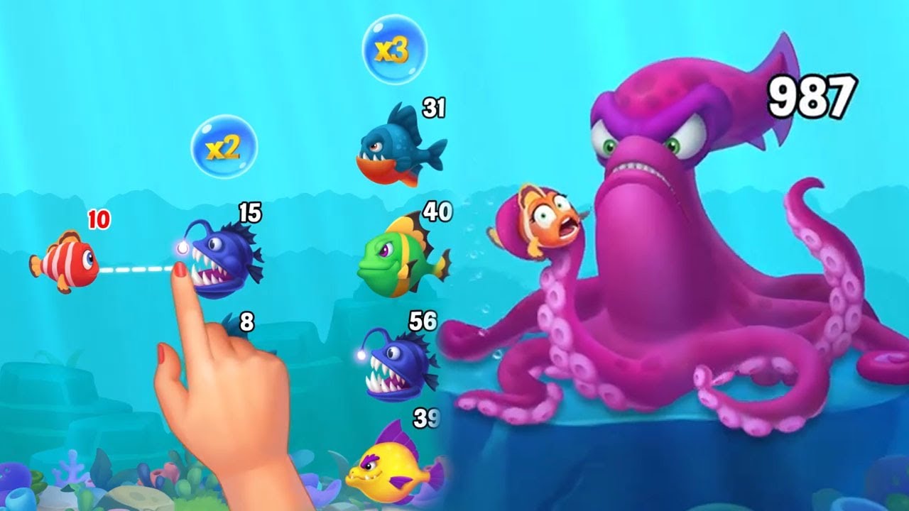 Mini game fishdom ads, help the fish Part 32 New update - YouTube