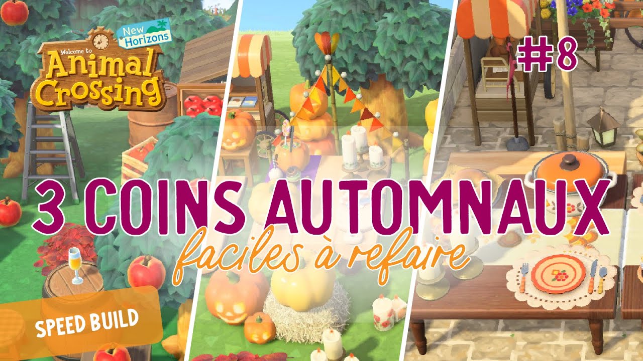 3 coins automnaux à reproduire sur son île #8 - Animal Crossing New ...