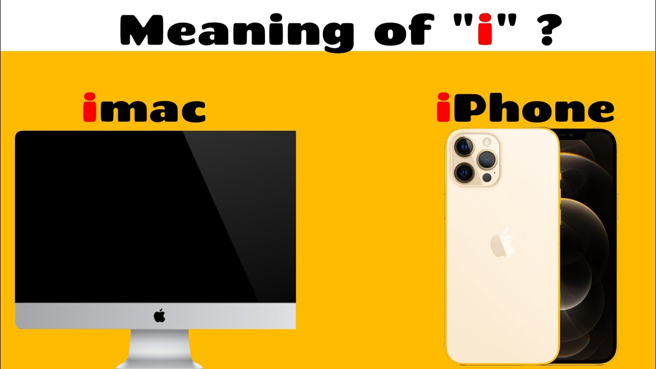 iphone और imac मे i का मतलब क्या होता है?🤔| What is the meaning of i in ...