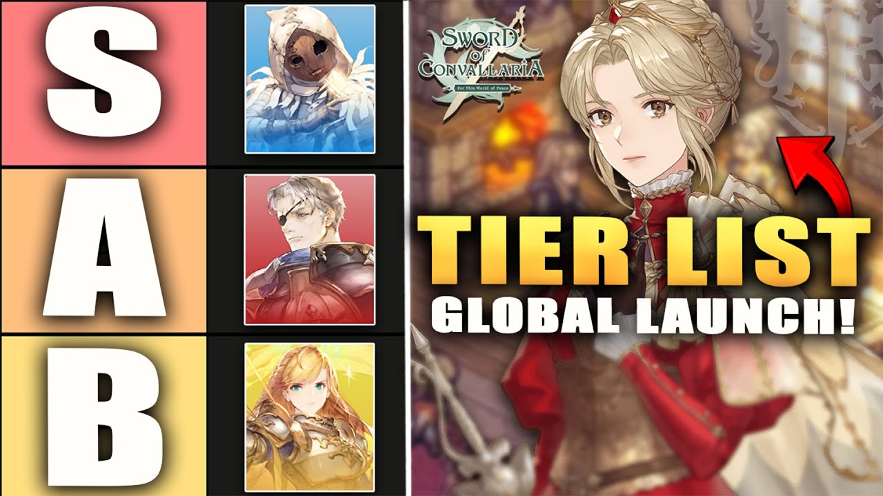 SWORD OF CONVALLARIA TIER LIST FOR GLOBAL LAUNCH!!!! - YouTube