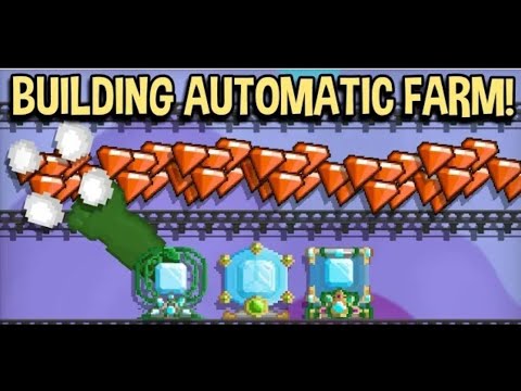 BUILDING AUTOMATIC FARM WORLD! | Growtopia - YouTube