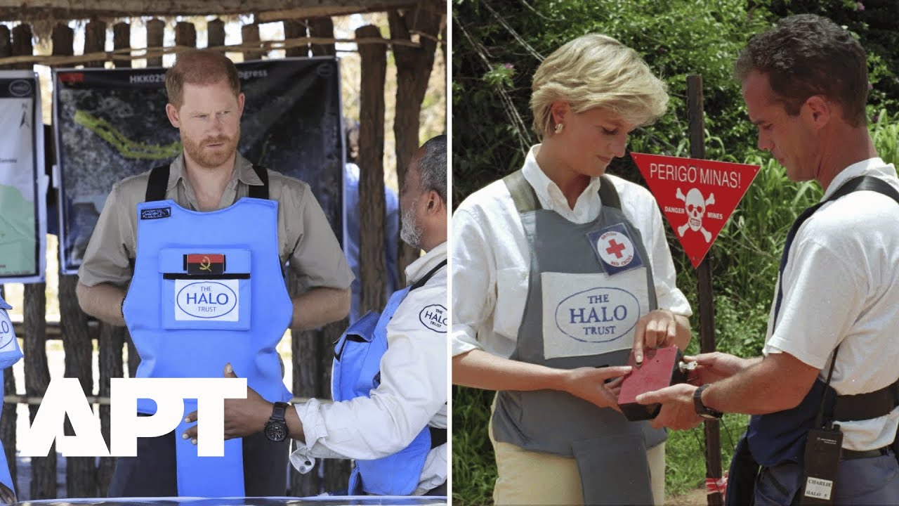 Watch: Prince Harry Recreates Princess Diana’s Iconic Minefield Walk in ...