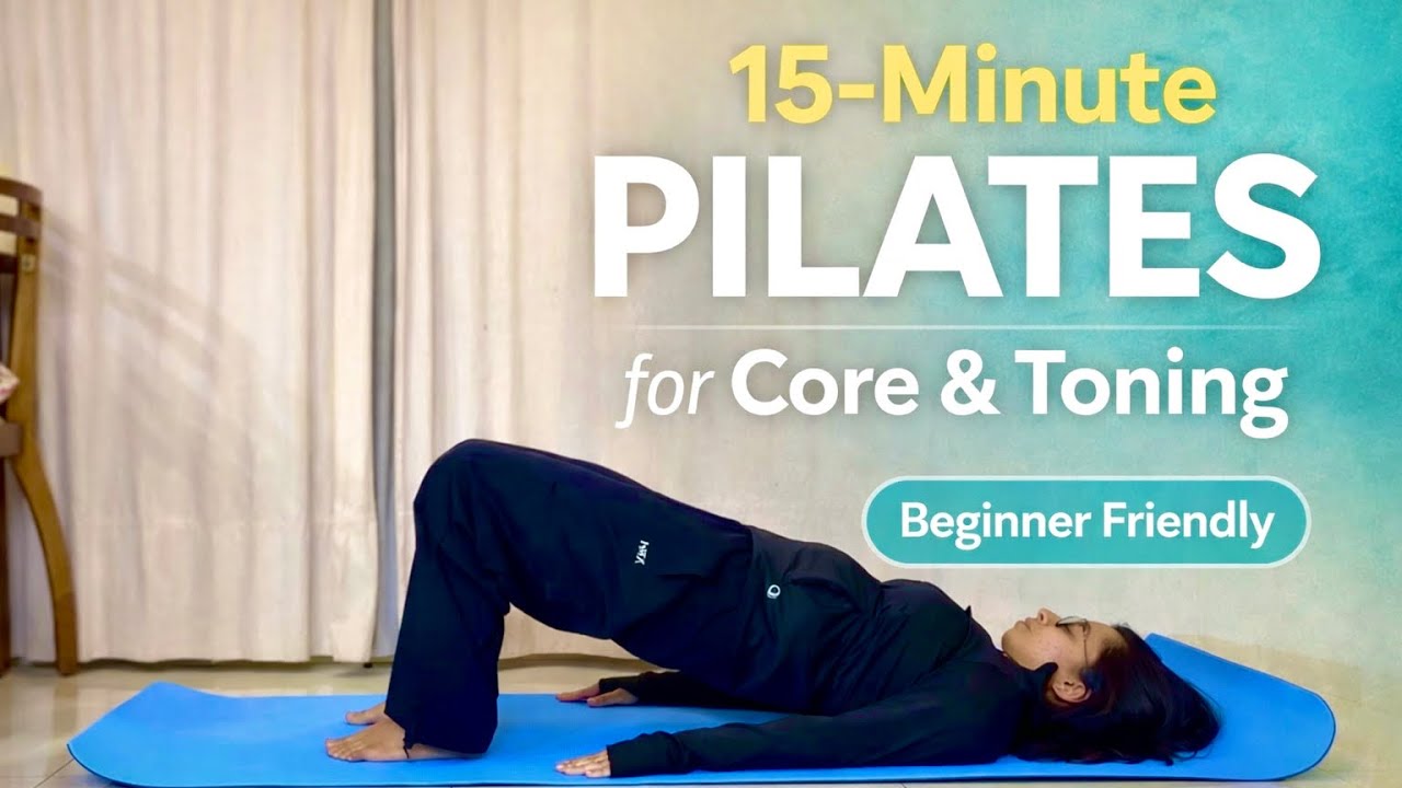 15-Minute Pilates for Core & Toning | Beginner Friendly | PalFlex - YouTube