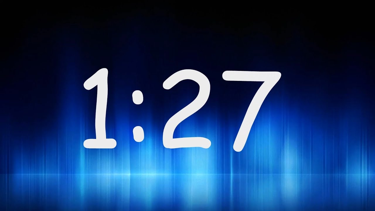 1:27 Minutes Timer / Countdown from 1min 27sec - YouTube