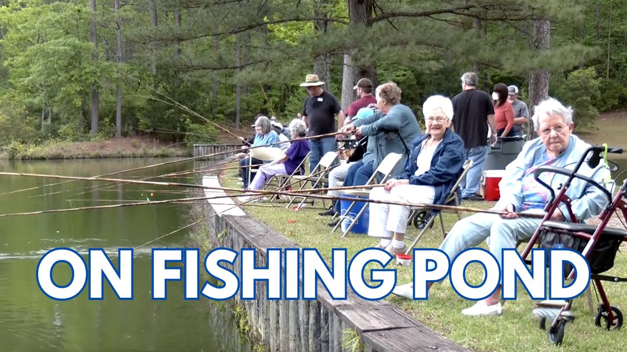 Aldersgate Retirement Community's members spend Tuesday fishing - YouTube