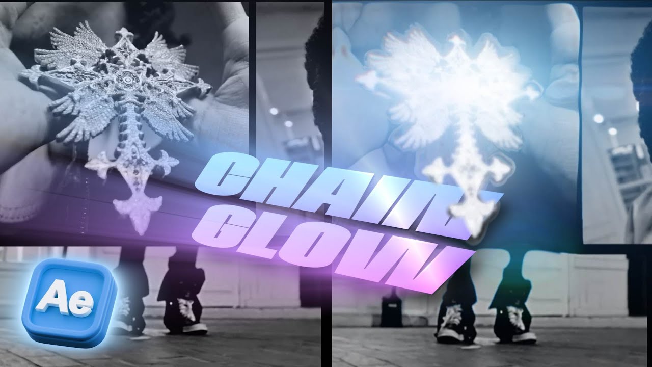 UNIQUE CHAIN GLOW FLARE Effect in After Effects - YouTube