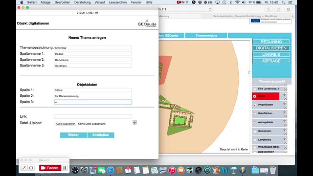 Geosuite Daten erzeugen - YouTube
