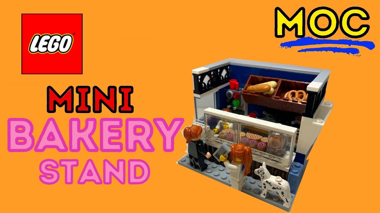 Lego Moc | Mini Bakery Stand - YouTube