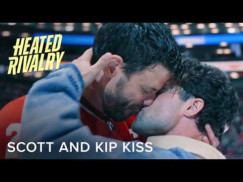 Scott and Kip Kiss | Heated Rivalry