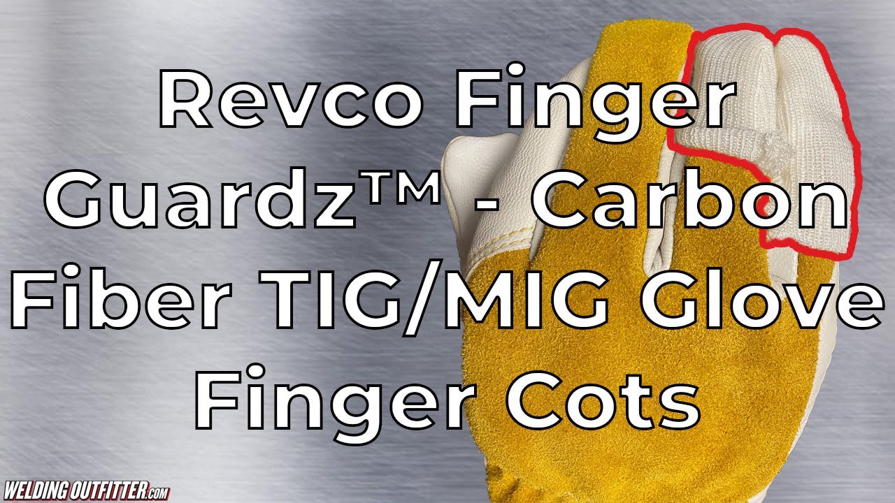 Revco Finger Guardz - Carbon Fiber TIG/MIG Glove Finger Cots | Welding ...