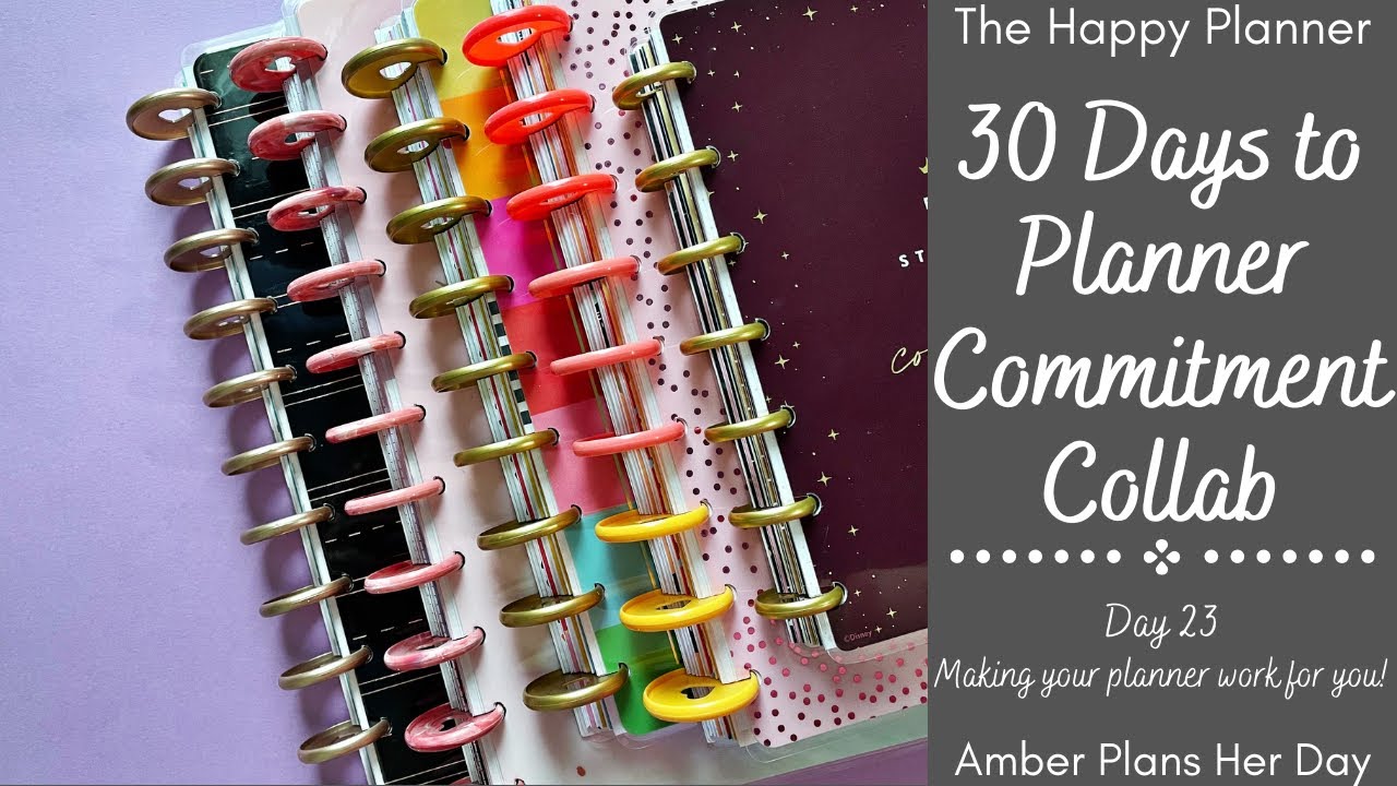 30 Days to Planner Commitment Collab: Day 23 | Make Your Planner Work ...