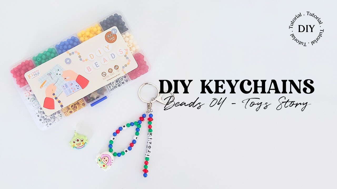 Making a Cute Beaded Keychains 04 | DIY Gantungan Kunci dari Manik ...