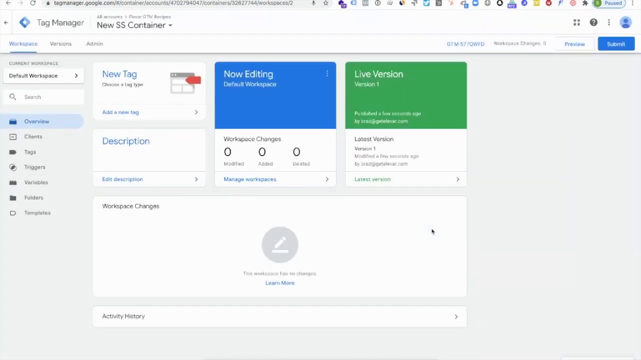 How To Create Server Side Container in Google Tag Manager and Connect ...