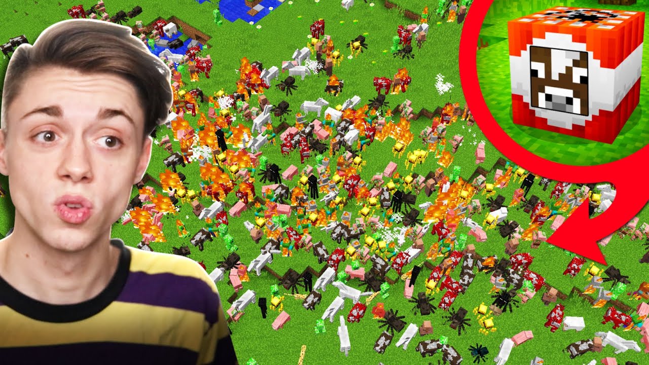 This TNT Block Spawns EVERY MOB in MINECRAFT!? - YouTube