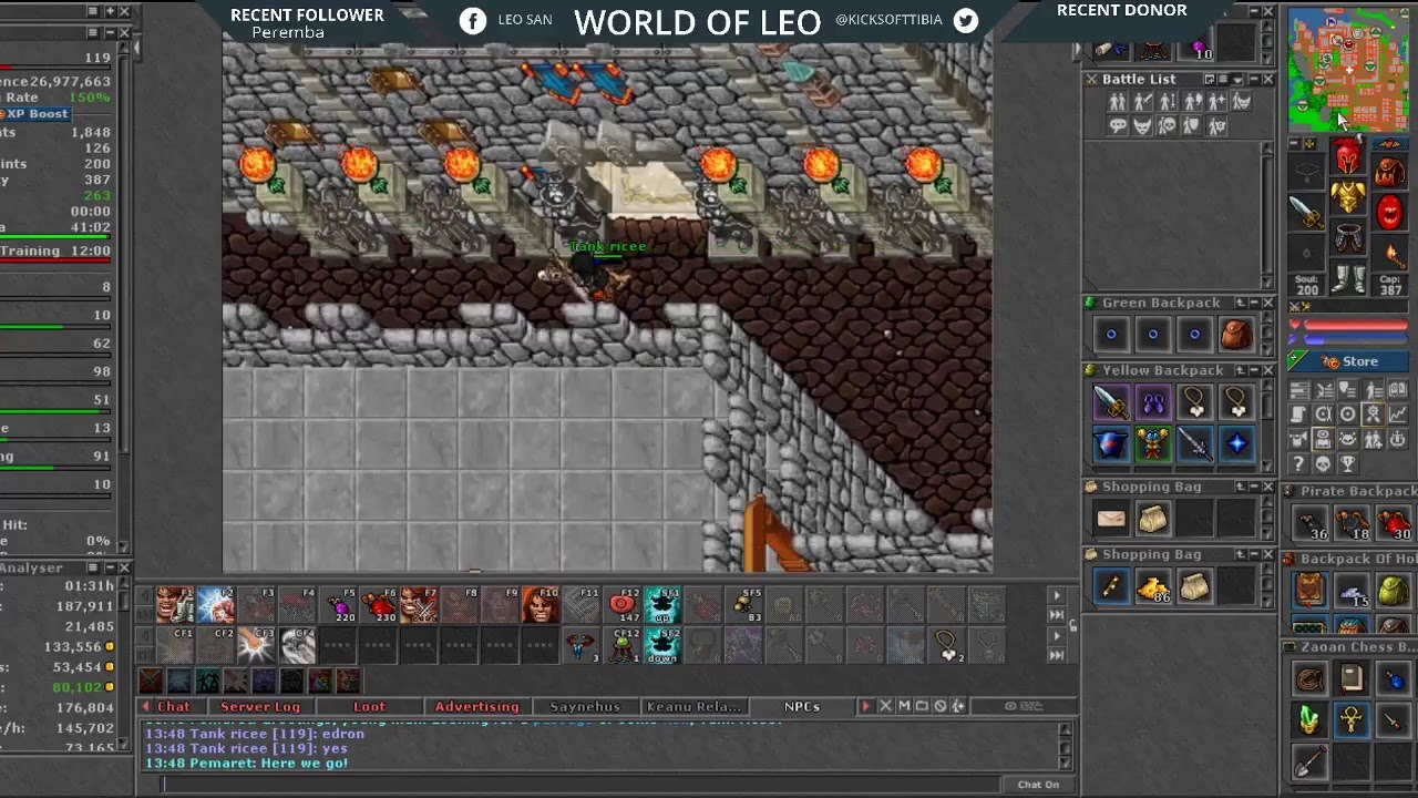 TIBIA - KNIGHT 100+ de 0 a set decente - YouTube