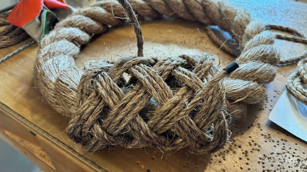 Making Grommet Rope Wreaths - YouTube