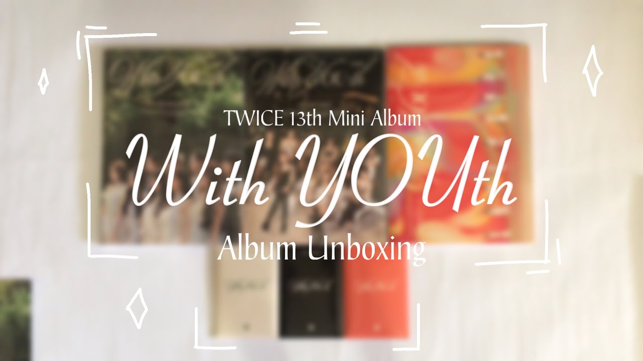 twice ‘with youth’ album unboxing - YouTube