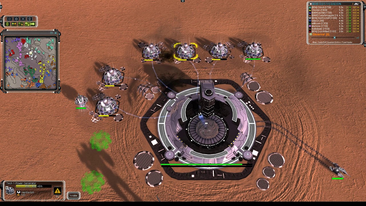 Supreme Commander - FAF Cast 338 - Custom 5v5 on Canis - YouTube