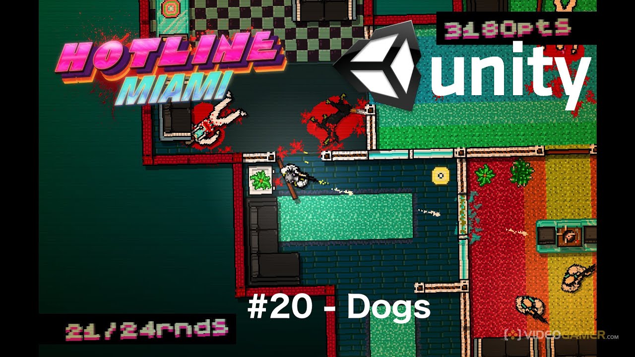 #20- Hotline Miami Clone in Unity - Dogs - YouTube