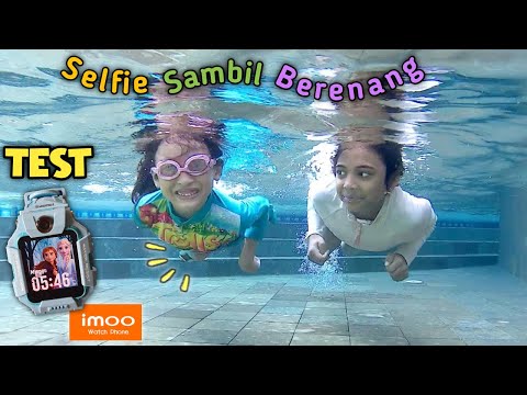 Test imoo Watch Phone Z6 Edisi Frozen II ♥ Asyik Selfie Sambil Berenang - Aqilla's Diary