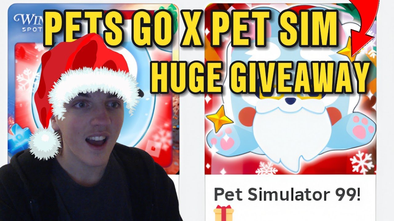 🔴LIVE - PET SIM 99 X PETS GO GIVEAWAY (BOXING DAY!) - YouTube