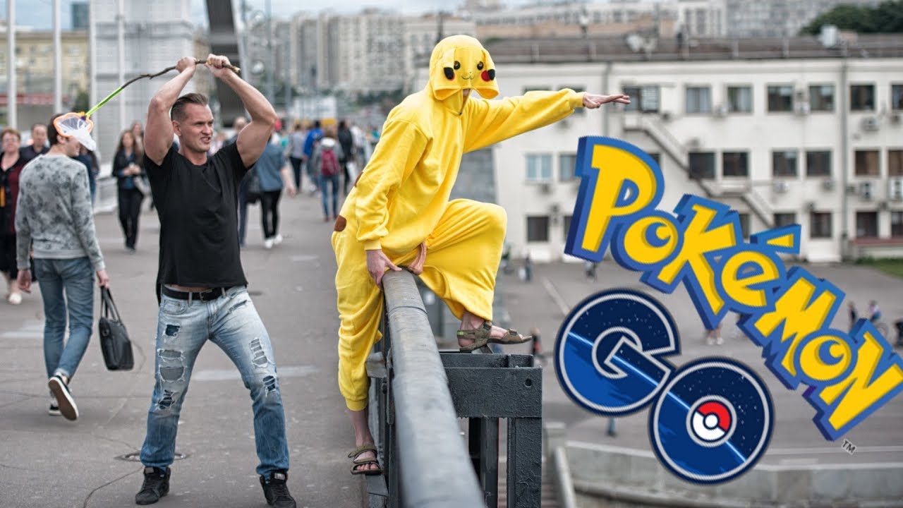 POKEMON GO IN REAL LIFE !! - YouTube