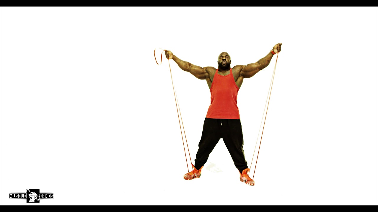 Muscle Bands Workout Tutorial: Deltoids/shoulders Lateral Raises with ...