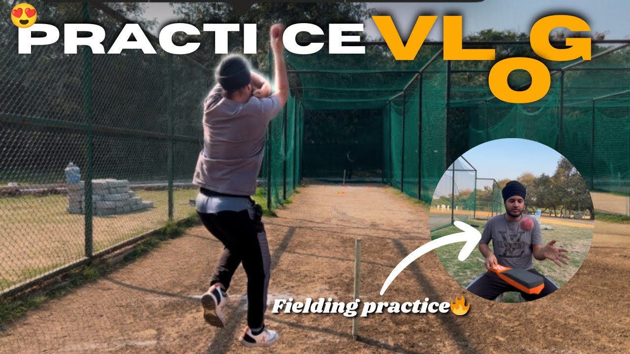 Bolling practices/ fielding , practice/ fitness training/ cricket g ...